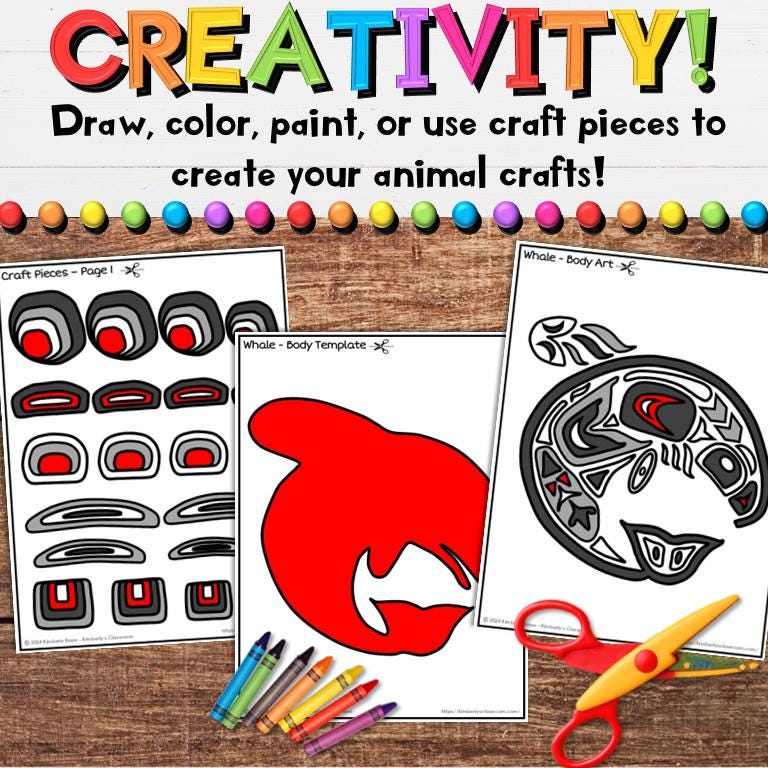 Indigenous Animal Crafts & Writing Activities | Native American Art ...