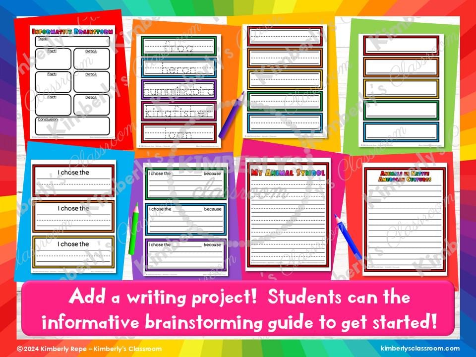 Indigenous Animal Crafts & Writing Activities | Native American Art ...