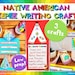 Native American 3D Writing Craft Activities | Teepee (tipi, Tepee) Art ...