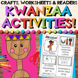 Kwanzaa Activities - Crafts, Worksheets, Emergent Readers, & Coloring ...