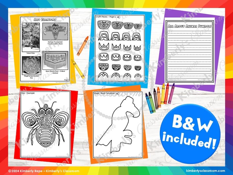 Indigenous Animal Crafts & Writing Activities | Native American Art ...