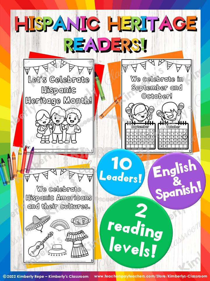 Hispanic Heritage Month Historical Figures Reading and Coloring Page ...