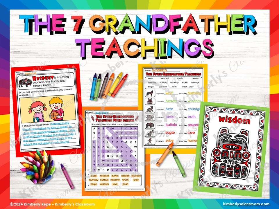 The Seven Grandfather Teachings Activities - Native American ...