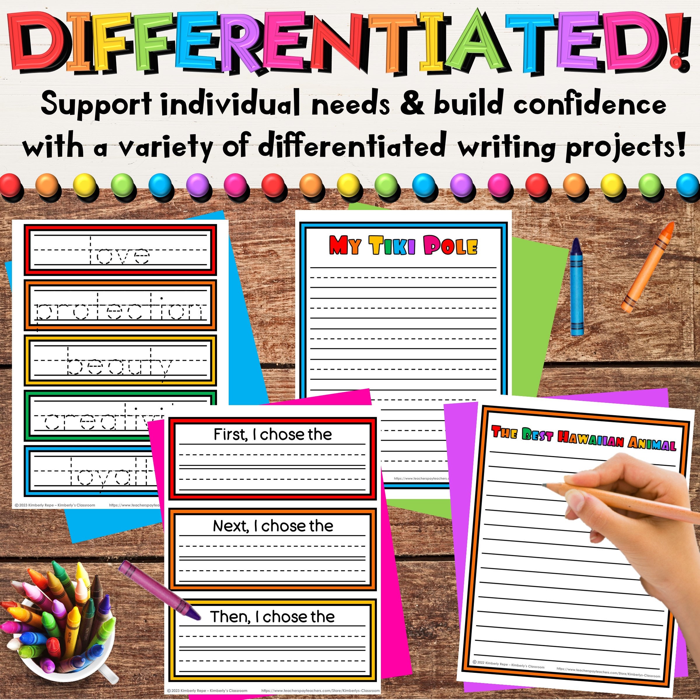 Hawaiian Tiki Pole Writing Crafts for Asian American & Pacific Islander ...