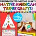 Native American 3D Writing Craft Activities | Teepee (tipi, Tepee) Art ...