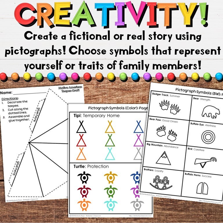 Native American 3D Writing Craft Activities | Teepee (tipi, Tepee) Art ...