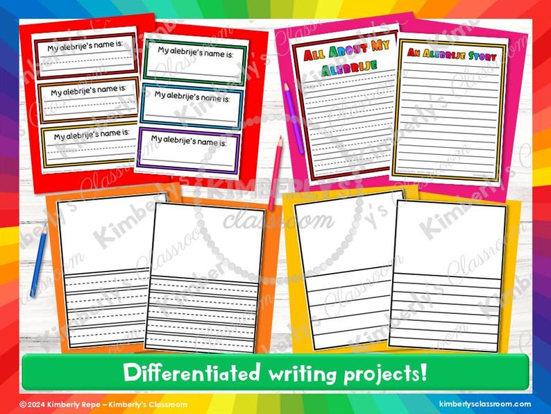 Alebrijes Mexican Folk Art Writing Crafts & Activities for Hispanic ...