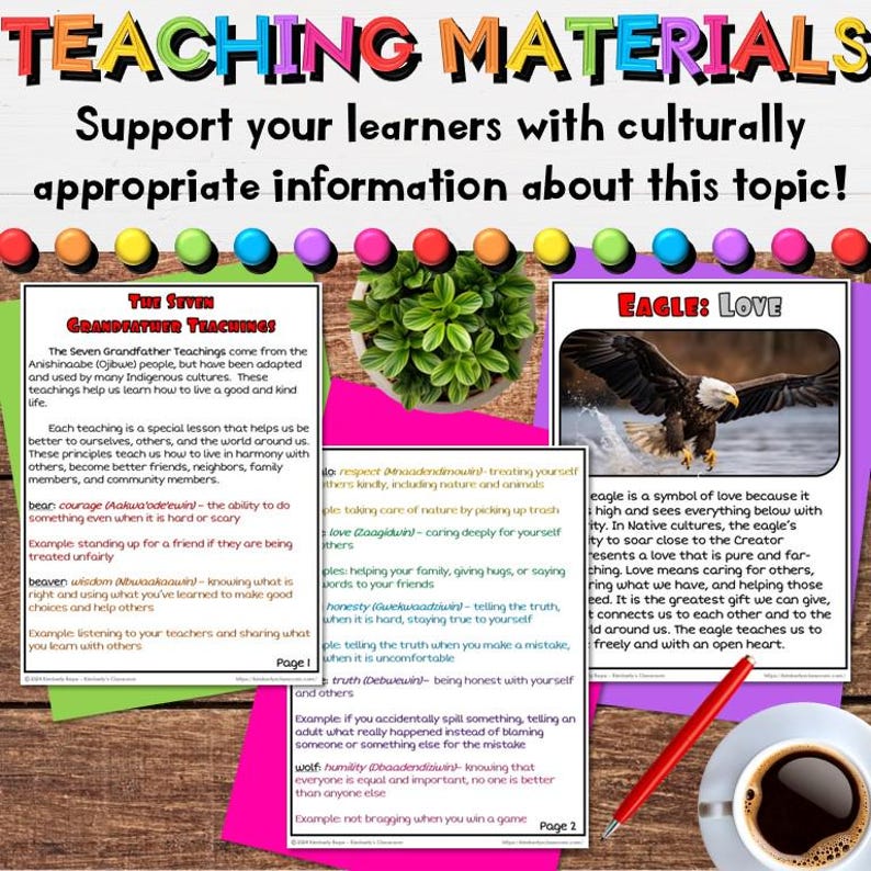 The Seven Grandfather Teachings Activities - Native American ...