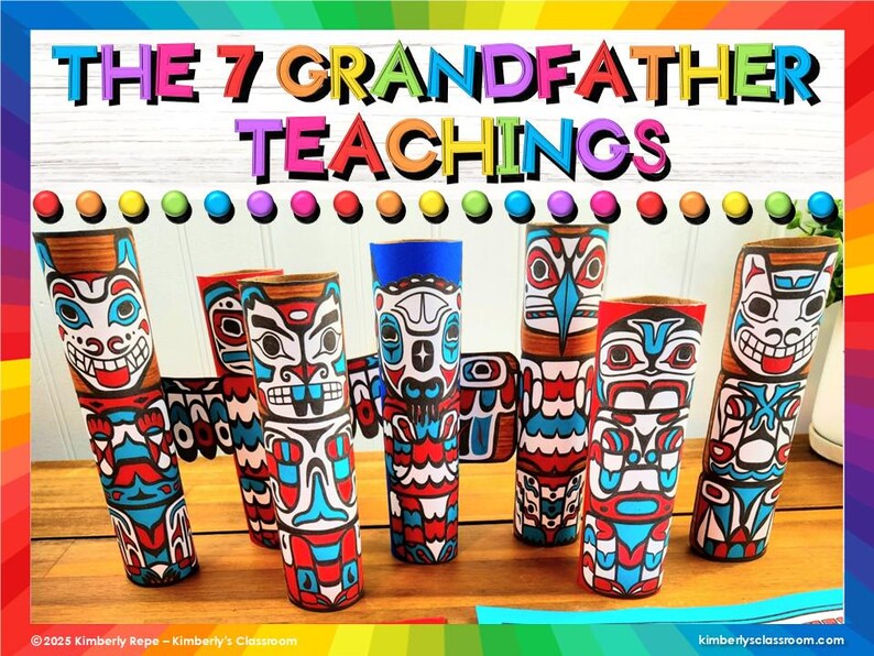 The Seven Grandfather Teachings Totem Pole Writing Crafts and ...
