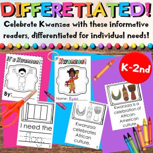 Kwanzaa Activities - Crafts, Worksheets, Emergent Readers, & Coloring ...