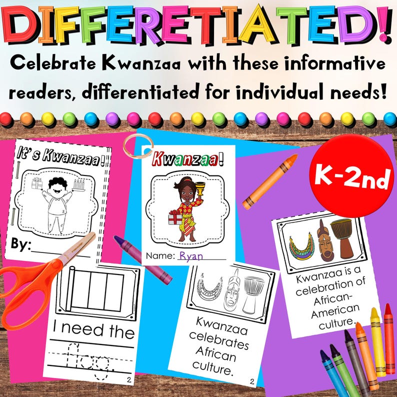 Kwanzaa Activities - Crafts, Worksheets, Emergent Readers, & Coloring ...