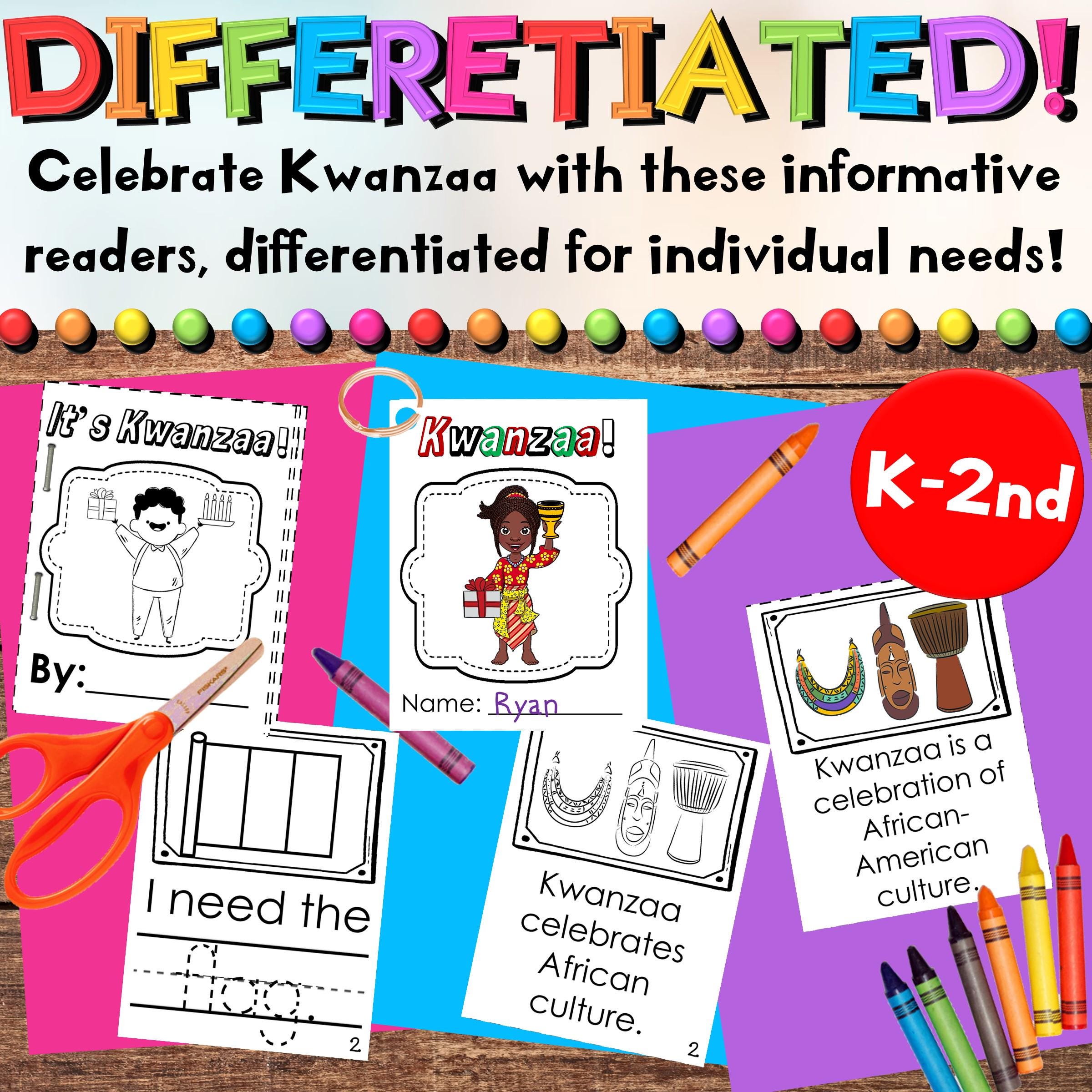 Kwanzaa Activities - Crafts, Worksheets, Emergent Readers, & Coloring ...