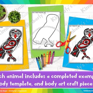Indigenous Animal Crafts & Writing Activities | Native American Art ...