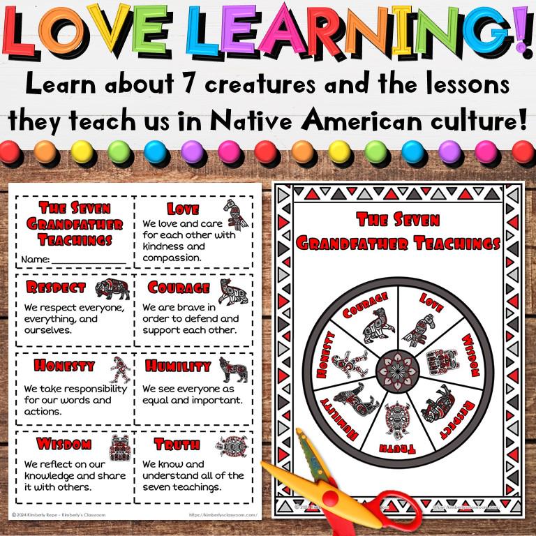 The Seven Grandfather Teachings Activities - Native American ...