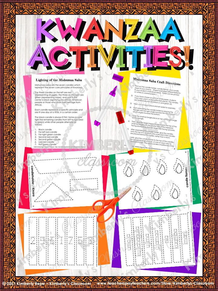 Kwanzaa Activities - Crafts, Worksheets, Emergent Readers, & Coloring ...