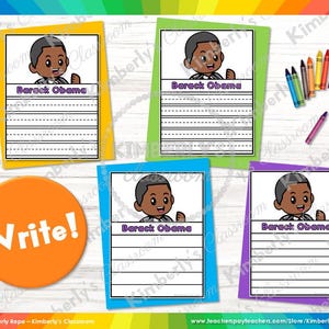 Black History Leaders Writing Crafts With Prompts & Biography Sheets ...