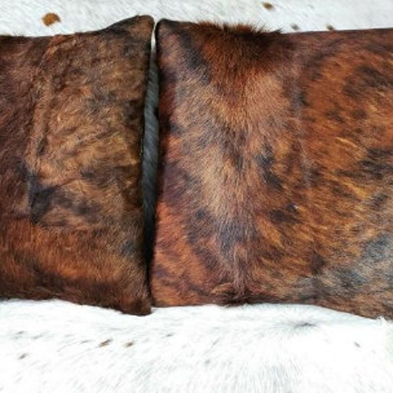 Cowhide Pillow - Etsy