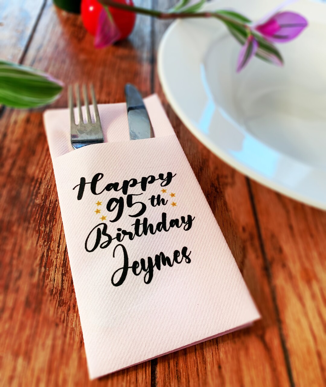Napkins Personalized , Soft Linen Like Napkins Disposable, Custom Logo ...