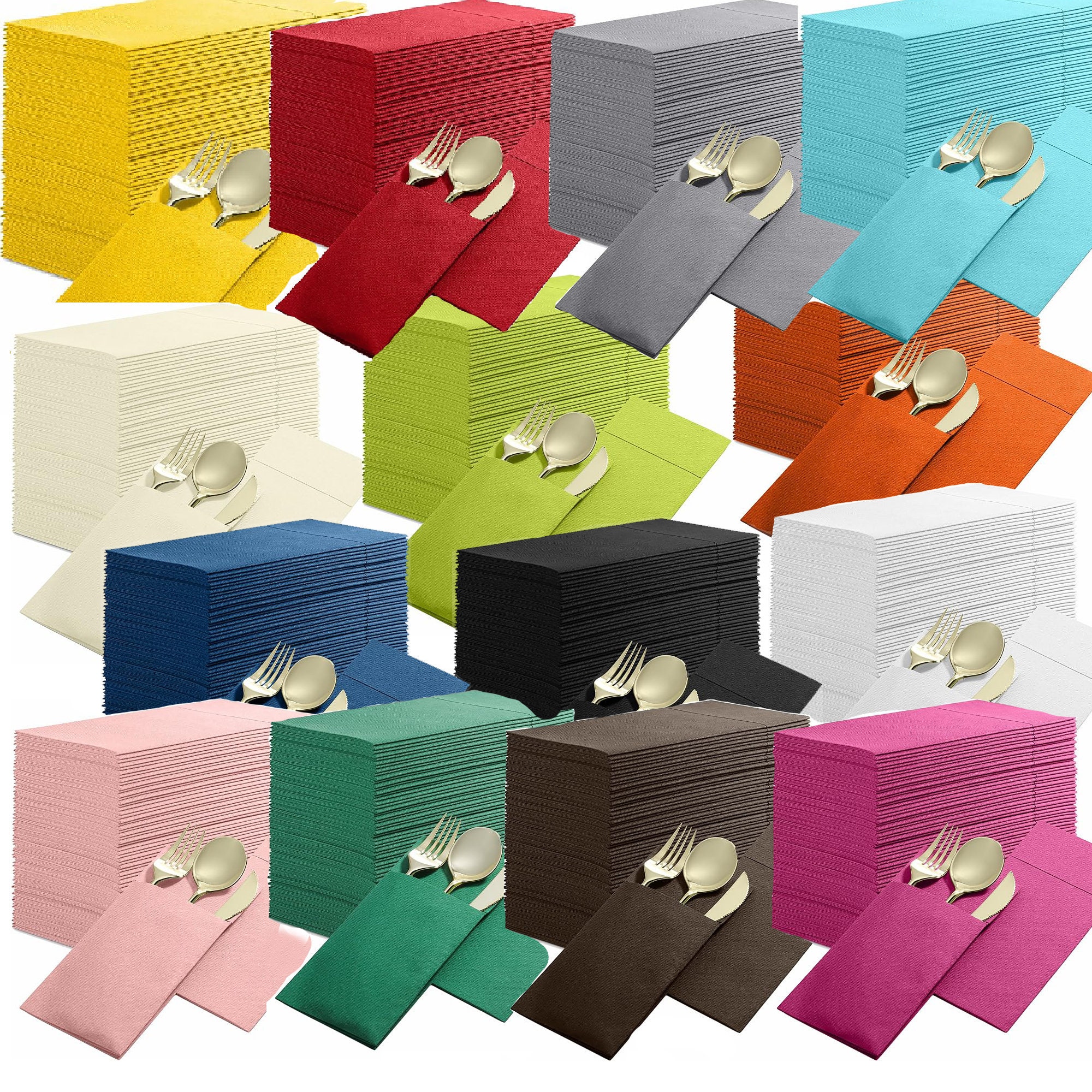 Personalized Napkins, Soft Linen Like Napkins Disposable, Personalized ...