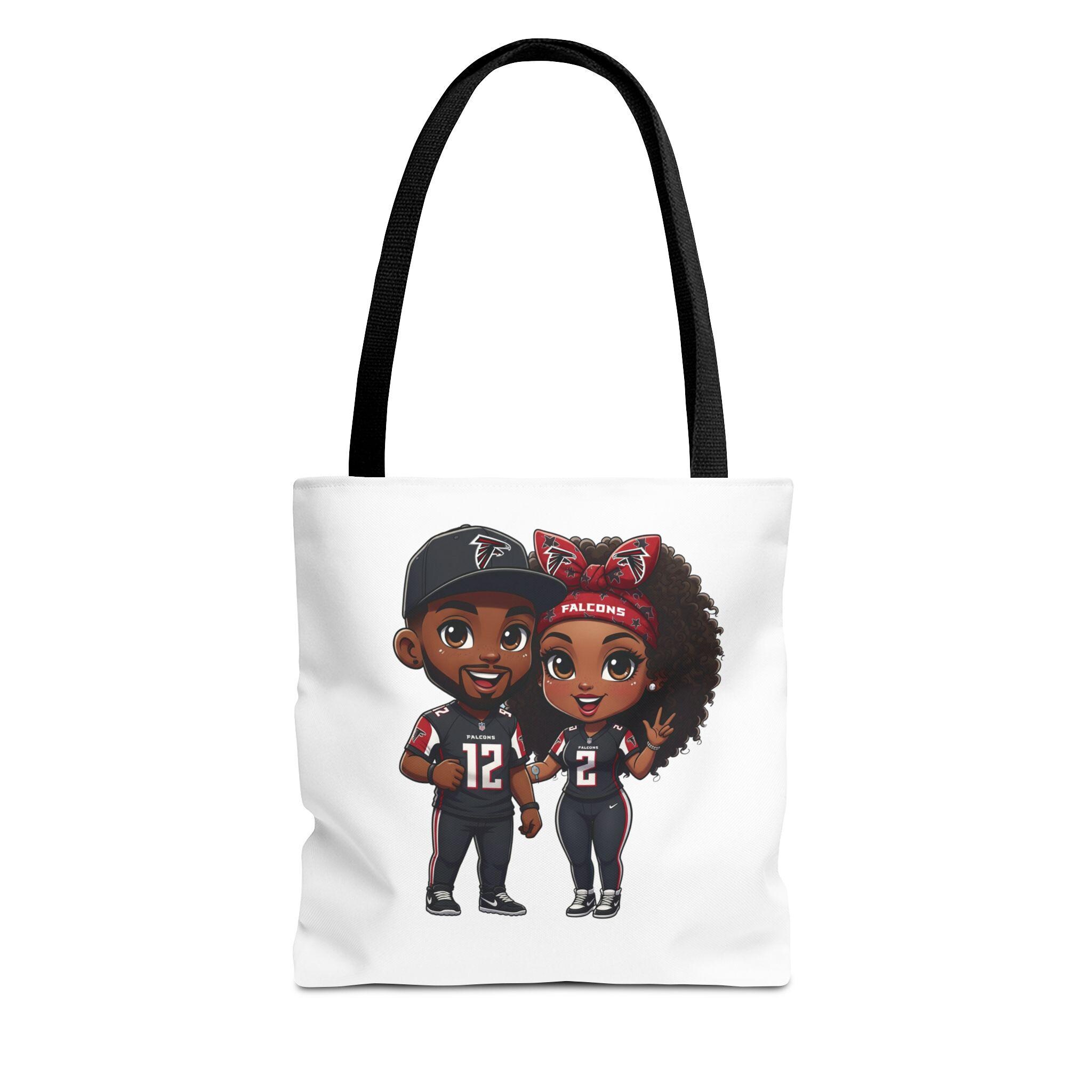 Falcons-inspired Black Couple Digital PNG | Game Day Tumbler/ Bag ...