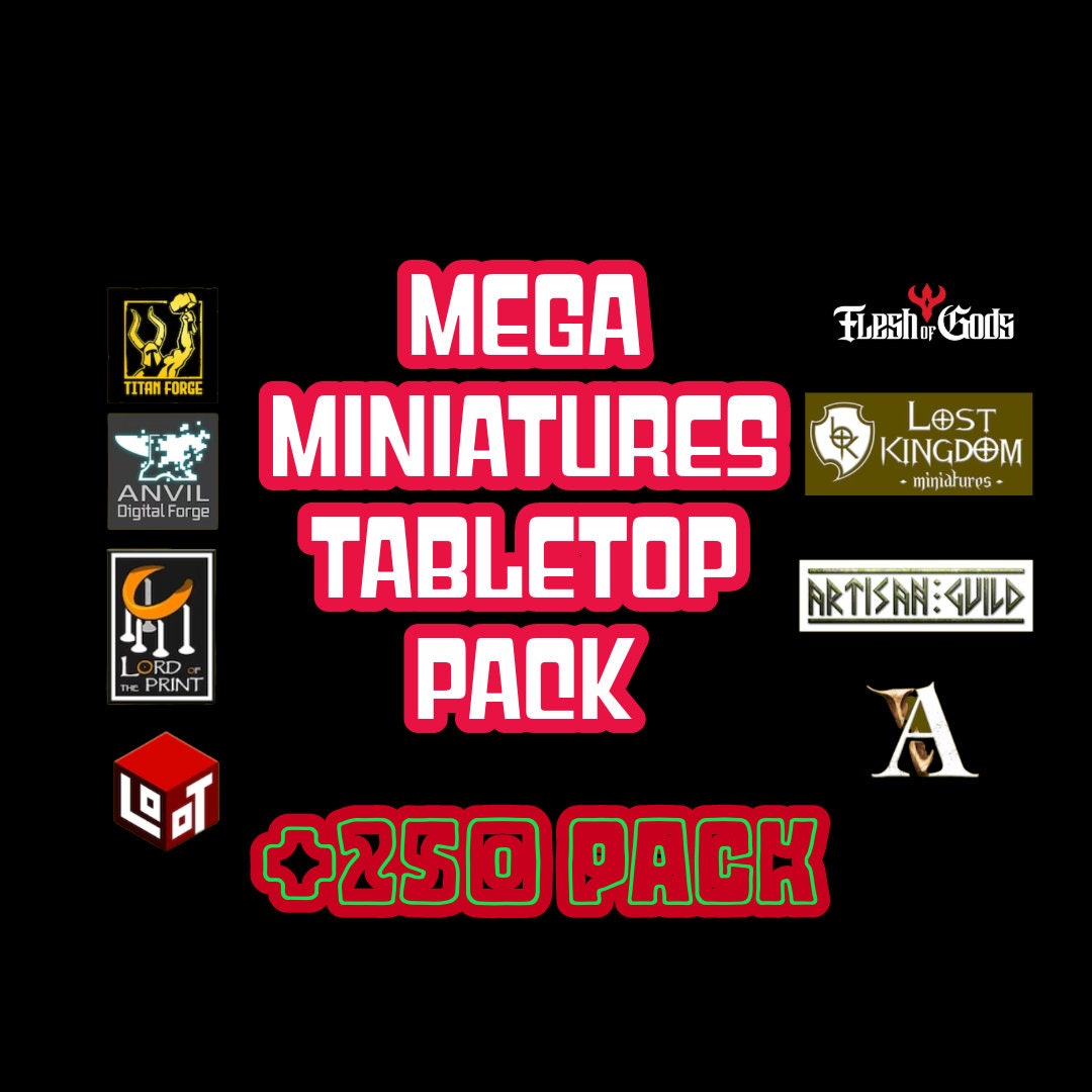Tabletop STL Pack Tabletop STL Bundle for 3dprinters - Etsy