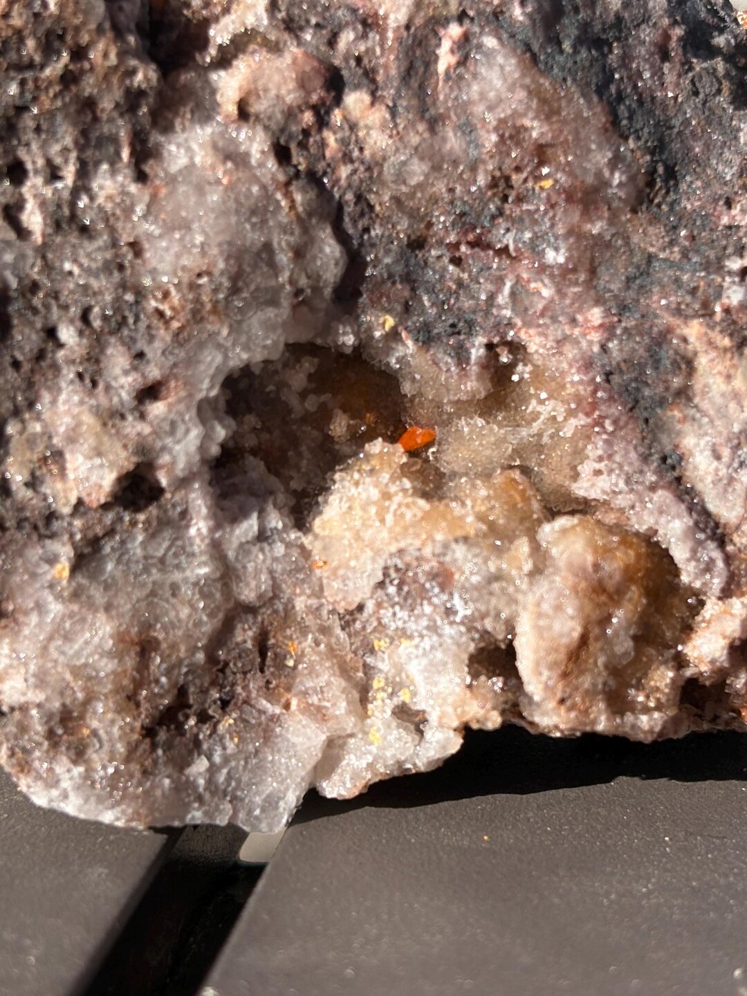 Red Cloud Mine Arizona Wulfenite on Fluorite – Display Mineral - Etsy