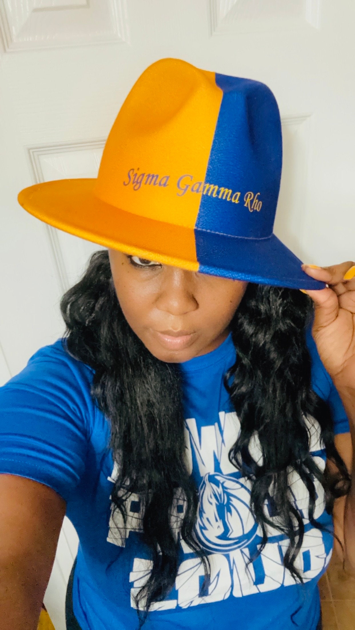 Sgrho Fedora Two Tone Hat - Etsy