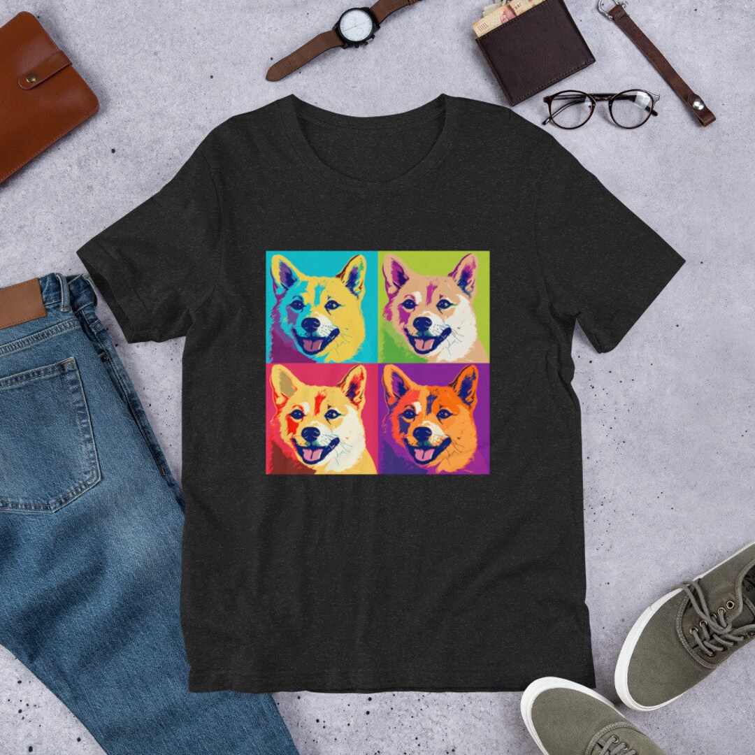 Doge Pop Art Tee: Elevate Your Style With a Splash of Andy Warhol's ...