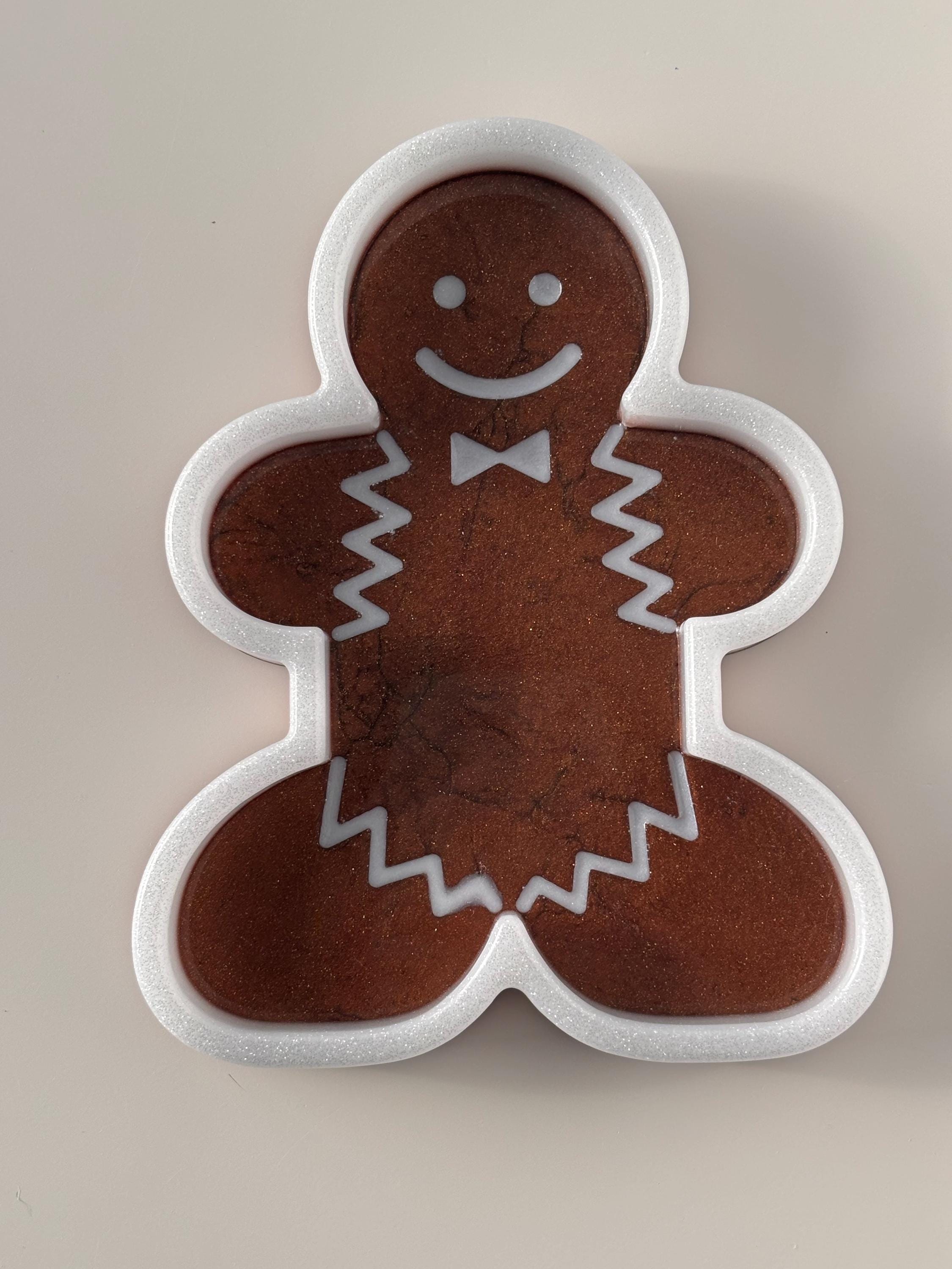 Gingerbread Tinker Tray, Trinket Tray, Holiday Trinket Tray, Holiday ...