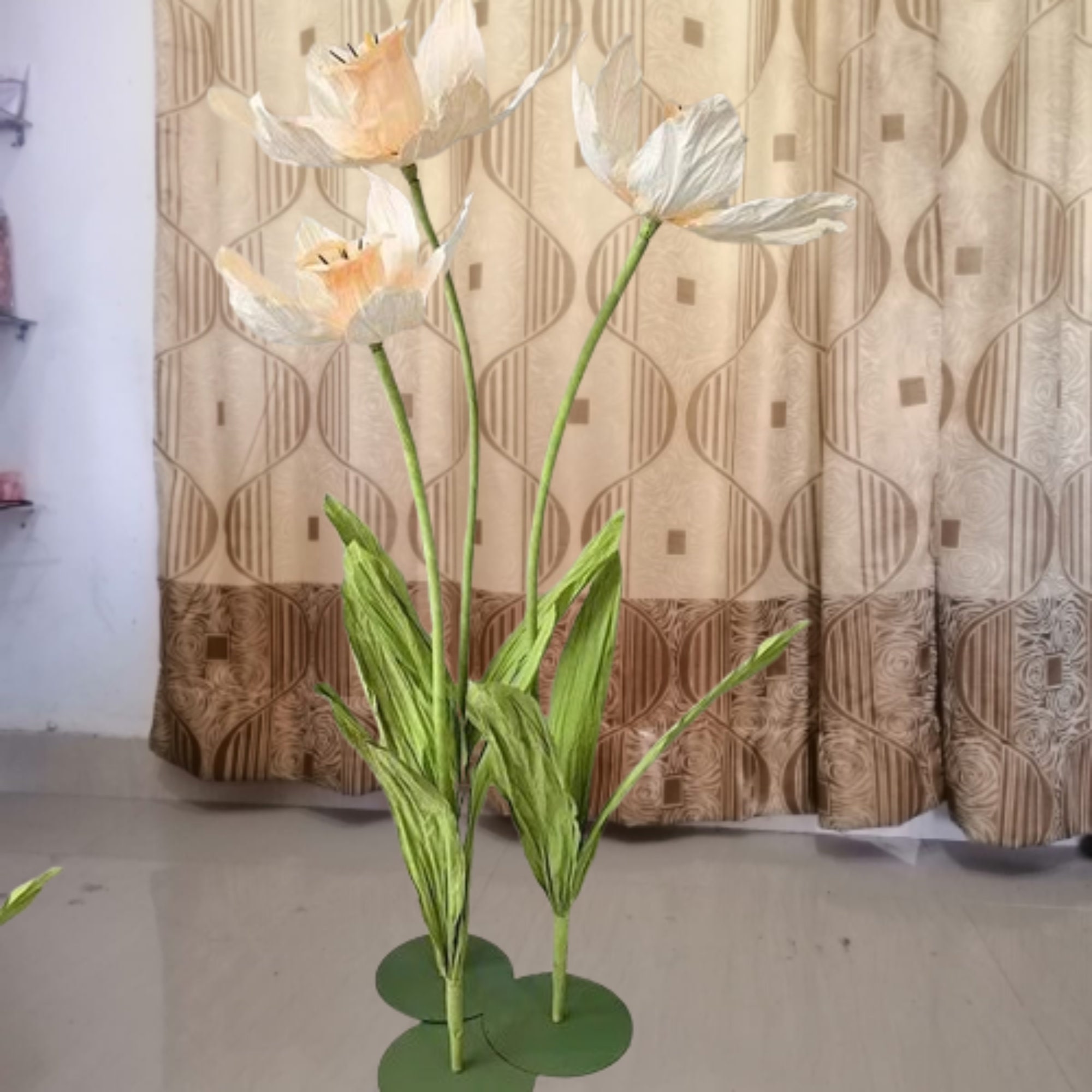 Giant Paper Flower Oversised Narcissus Flower Heads 3 Pieces for ...