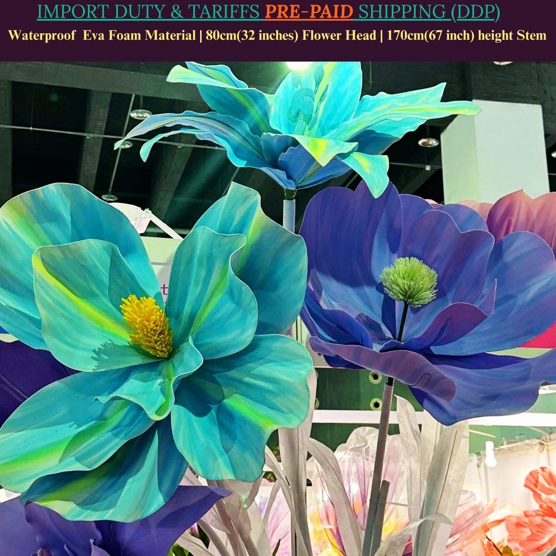 Giant Peony Flower With Stamen,80cm Peony Head With 170cm Stem ...