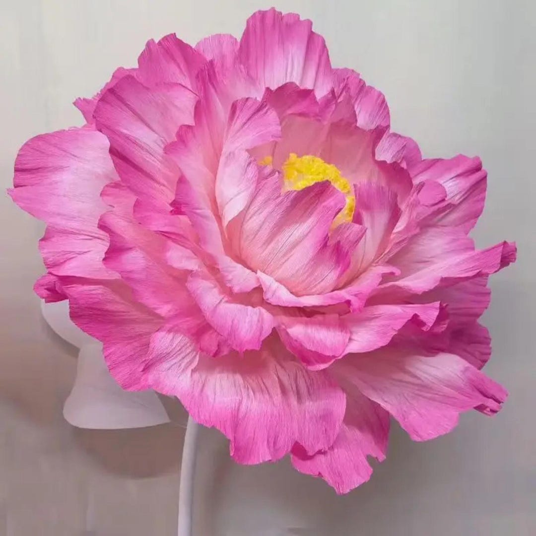 Large Paper Flower 60cm Wide Giant Peony Flower Head for Event ...