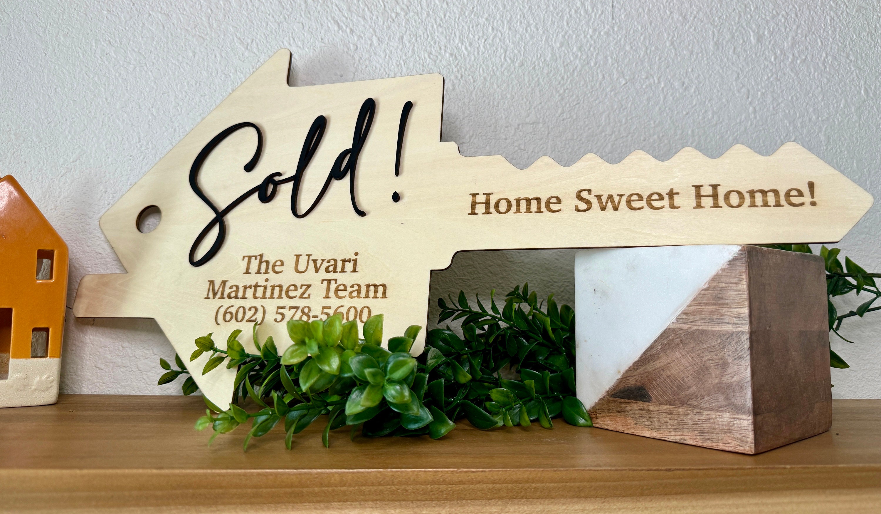 Customizable Real Estate “sold” Sign, Photo Prop for Real Estate Agents ...