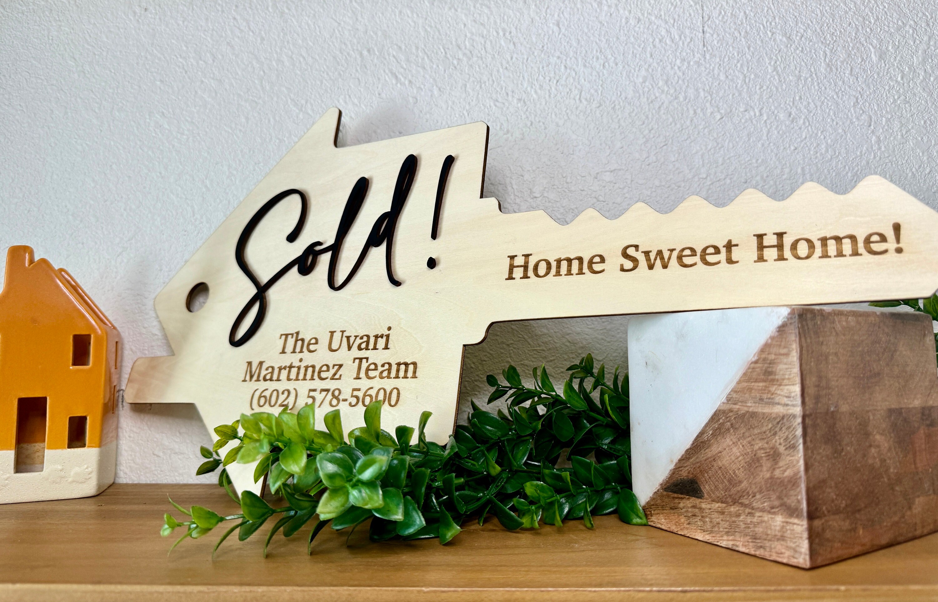 Customizable Real Estate “sold” Sign, Photo Prop for Real Estate Agents ...