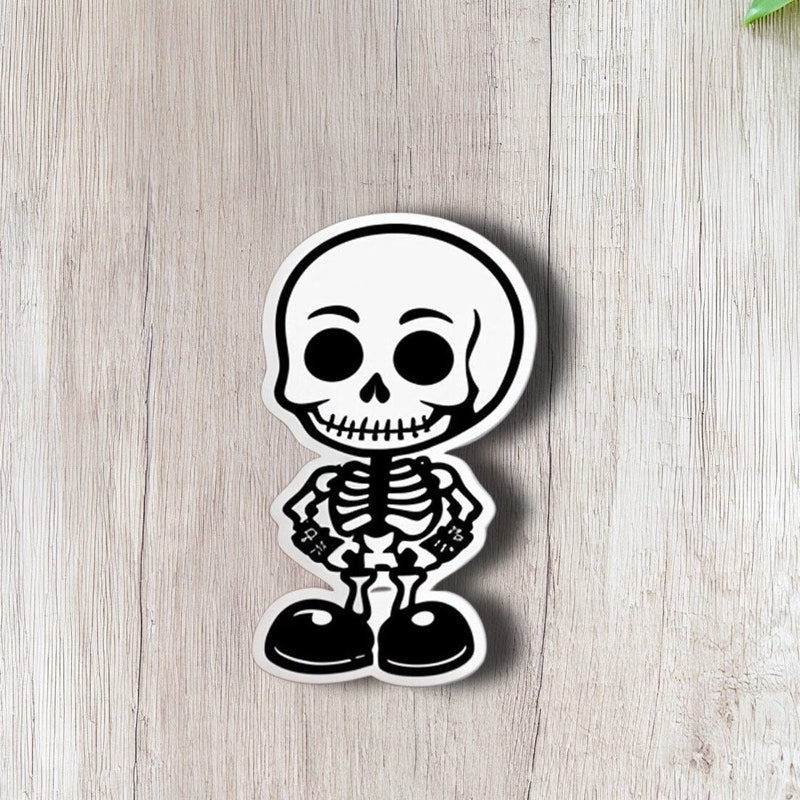 Skeleton Sticker - Etsy