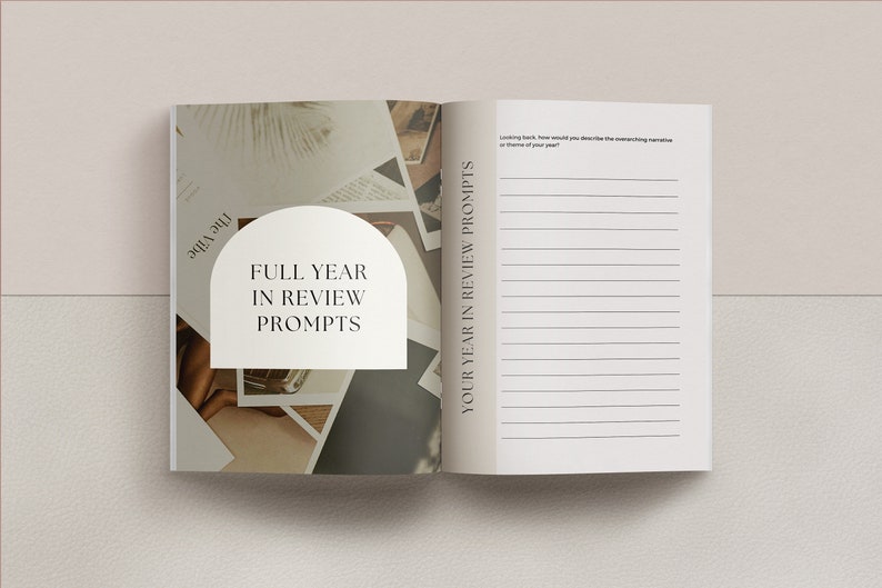 Annual Review Planner - End of Year Reflection, Year in Review ...