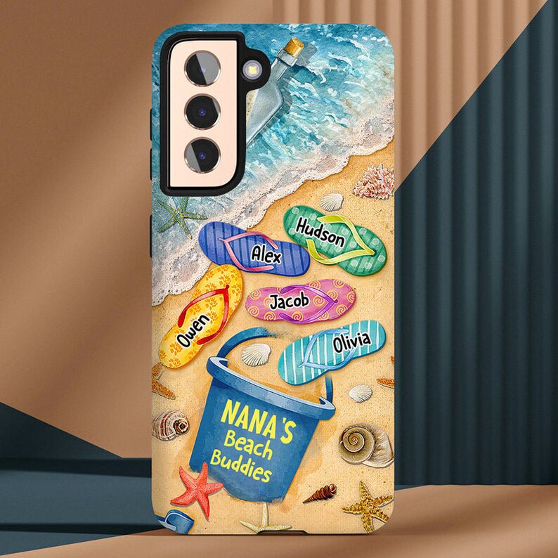 Nana's Beach Buddies Summer Flip Flop Personalized Phone Case,summer ...