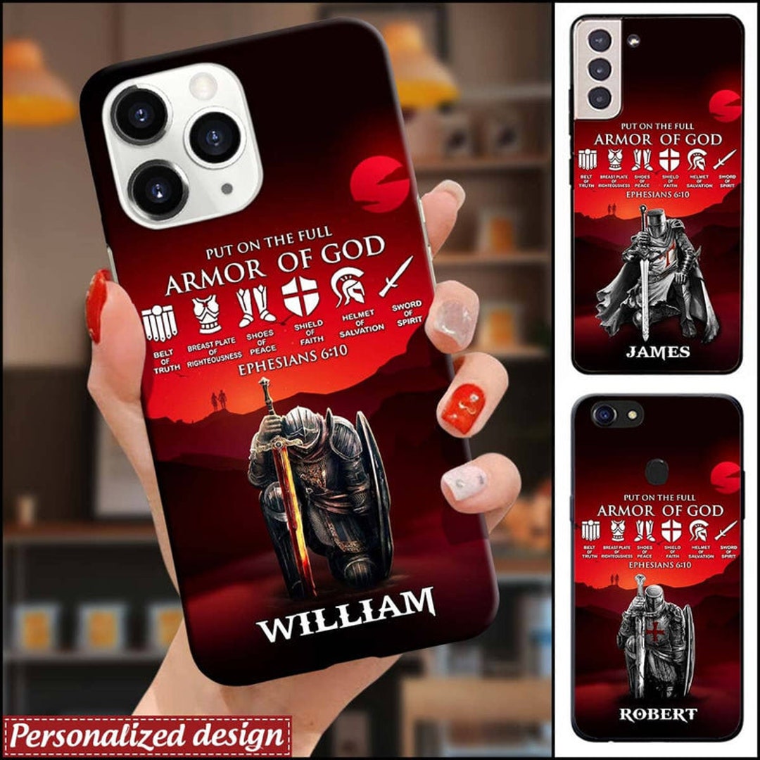 Armor of God Phone Case, Sword of the Spirit, Christian Phone Case ...