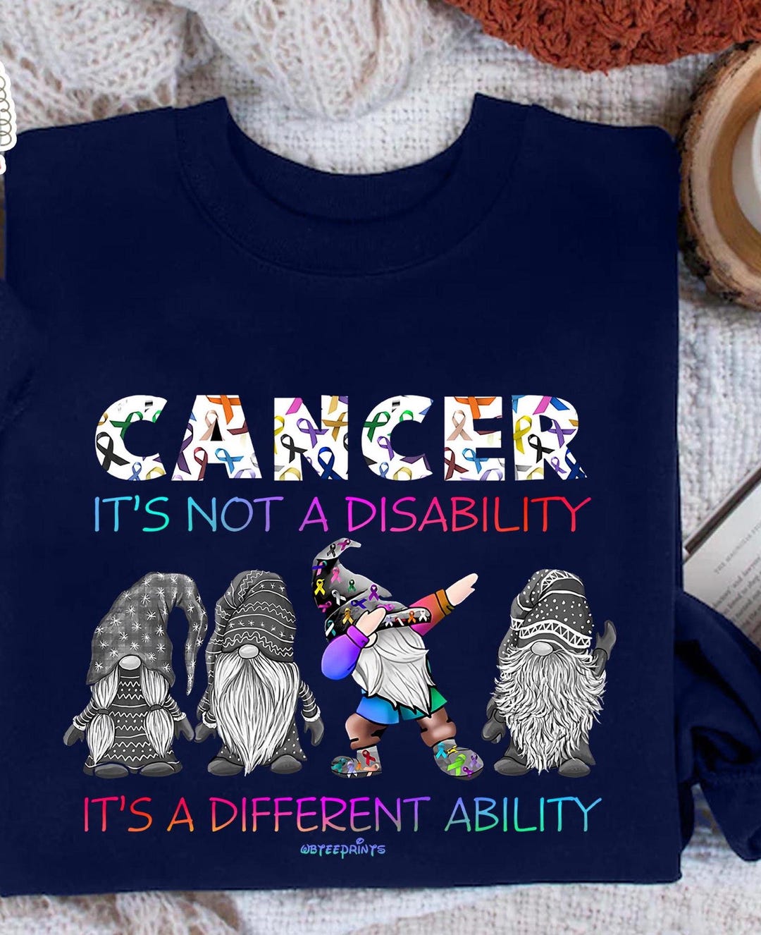 Cancer It's Not A Disbility It's A Different Ability T-shirt Cancer ...