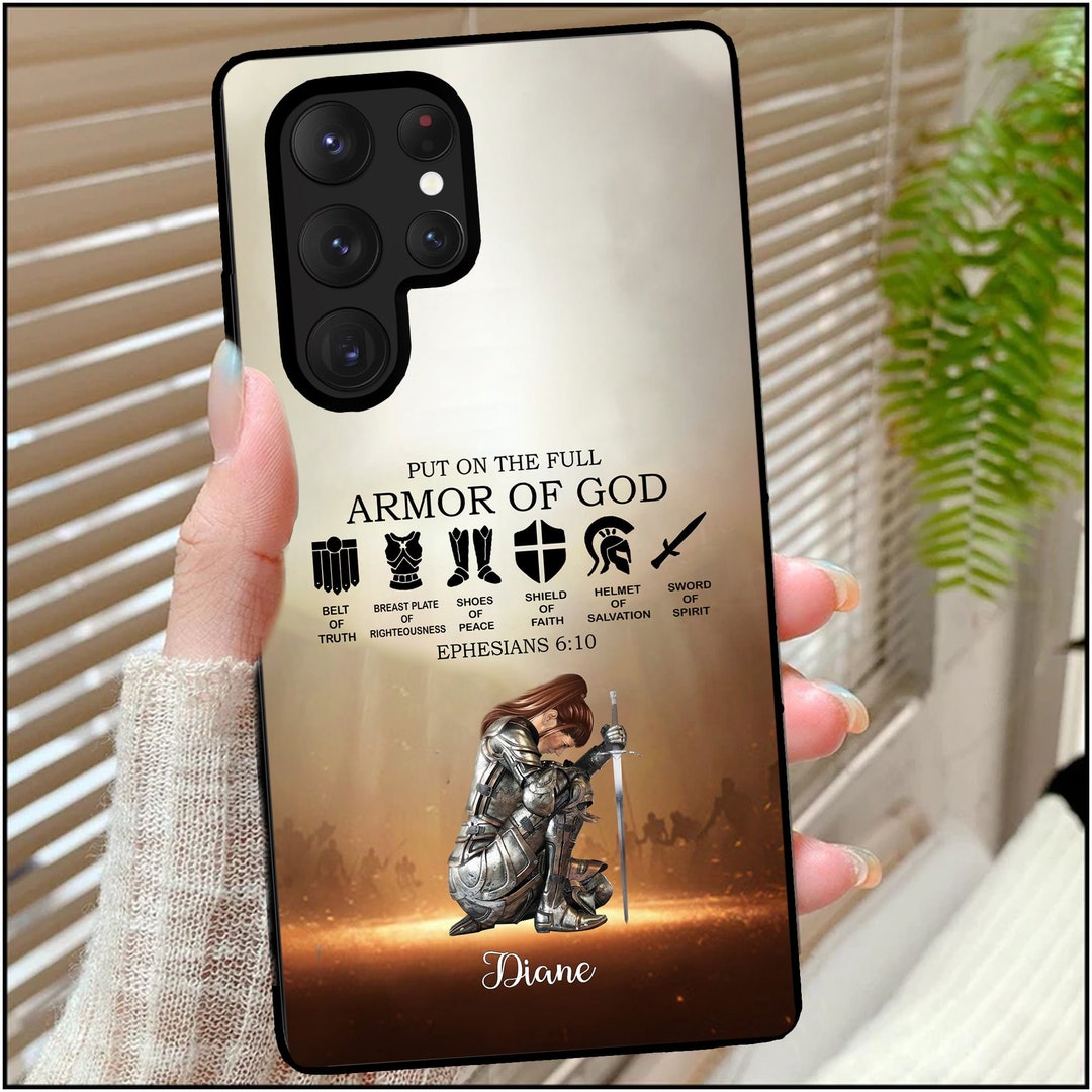Woman Warrior of GOD Phone Case, Armor of God, Christian Phone Case ...