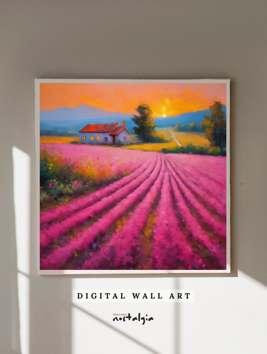 Field of Dreams Printable One Piece Wall Art Spring Collection Digital ...