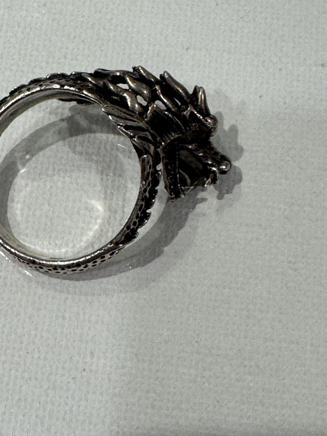 Vintage Sterling Dragon Ring Large Size - Etsy