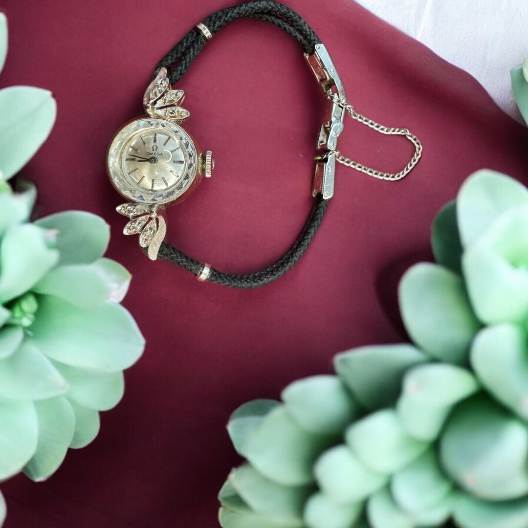 Rare Omega Estate Watch 6 Diamonds - Etsy