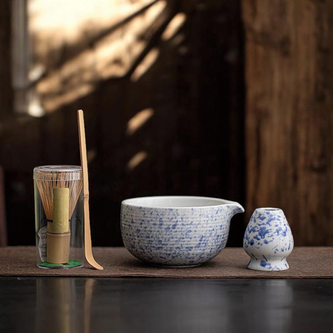 Japanese Matcha Tea Kit, Handmade Matcha Tea Set, Matcha Tea Making Set ...