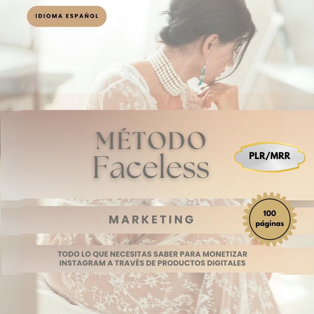 FACELESS MARKETING METHOD - Etsy