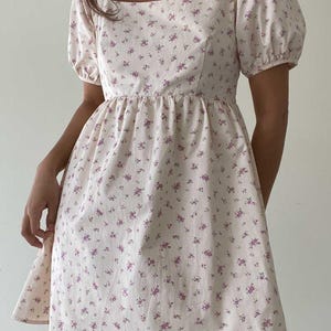 Floral Baby Doll Mini Dress - Etsy