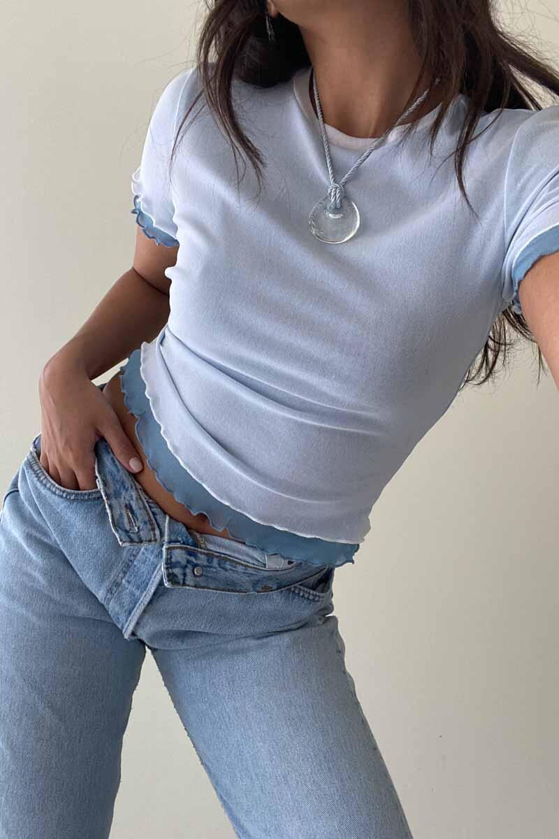 Color Block Mesh Top - Etsy