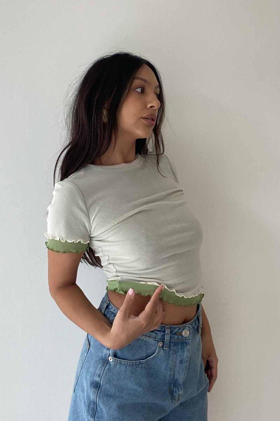 Color Block Mesh Top - Etsy