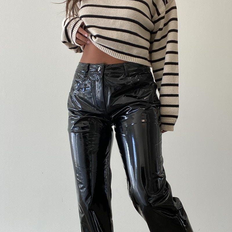 Pvc Jeans - Etsy