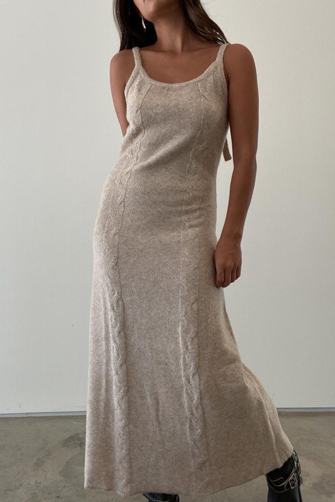 Cable Knit Maxi Dress - Etsy